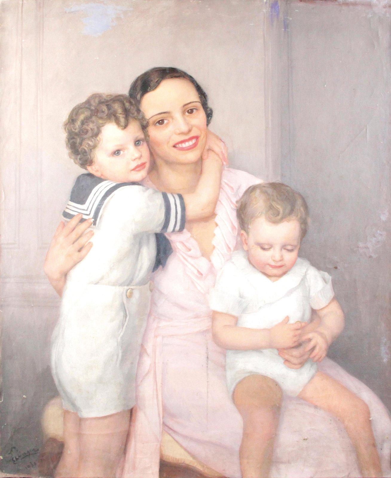 Maurice Ehlinger | Les deux fils (1936) | MutualArt