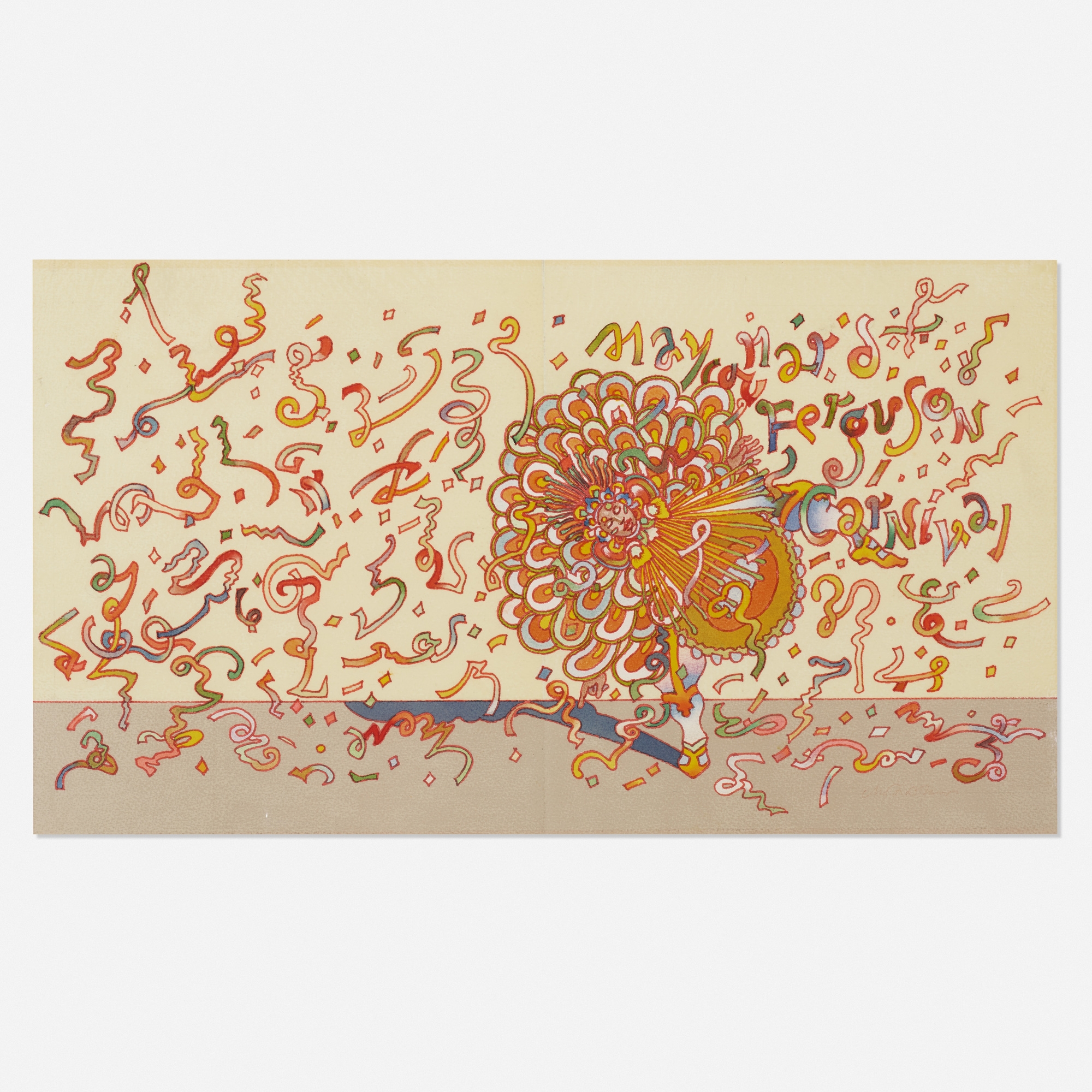 Milton Glaser | original art for the cover of Maynard Ferguson's ...