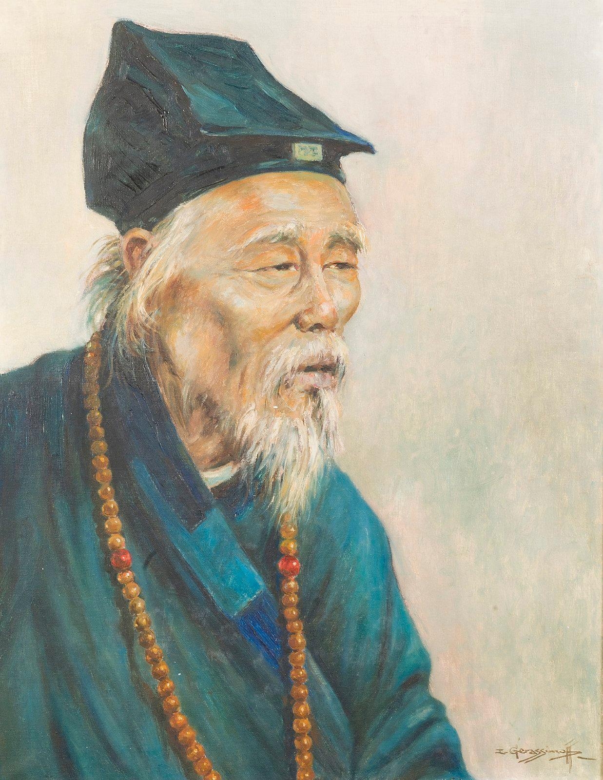 Ivan Gerasimov | Portrait d'un lettré taoïste | MutualArt