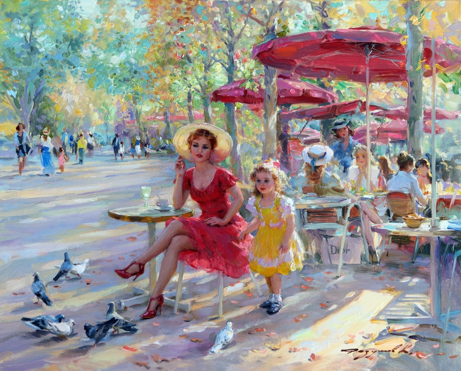 Konstantin Razumov | In the Garden of Tuilerie in Paris | MutualArt