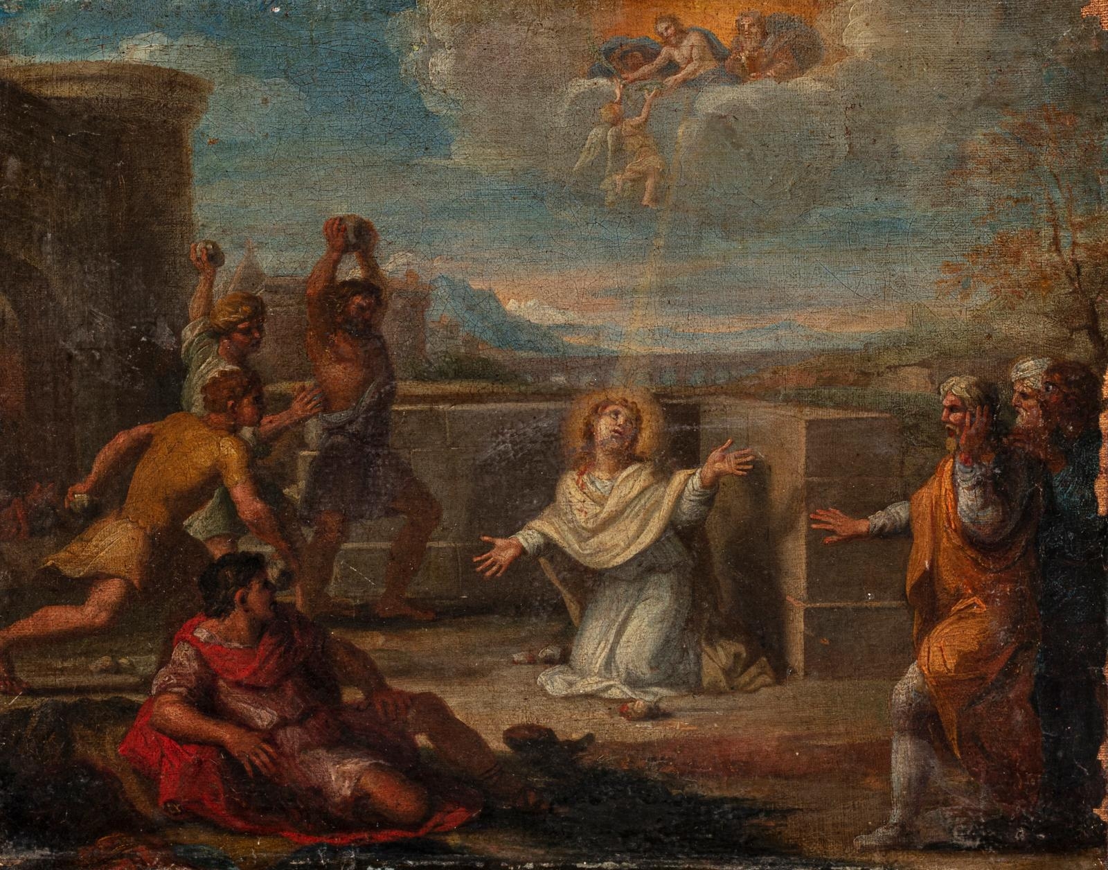 French School, 17th Century | La lapidation de Saint Etienne | MutualArt