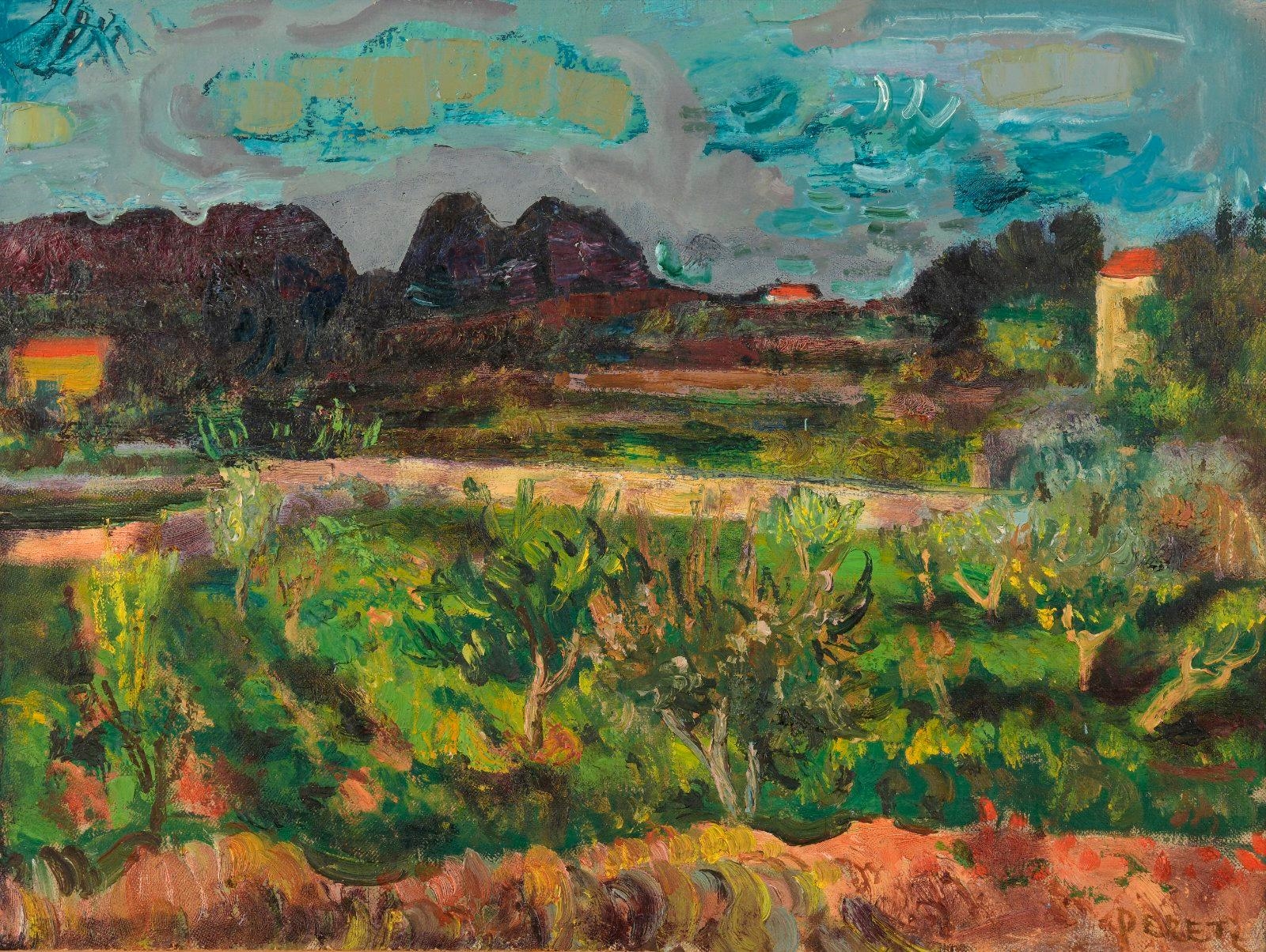 David Peretz | Landscape of Provence | MutualArt