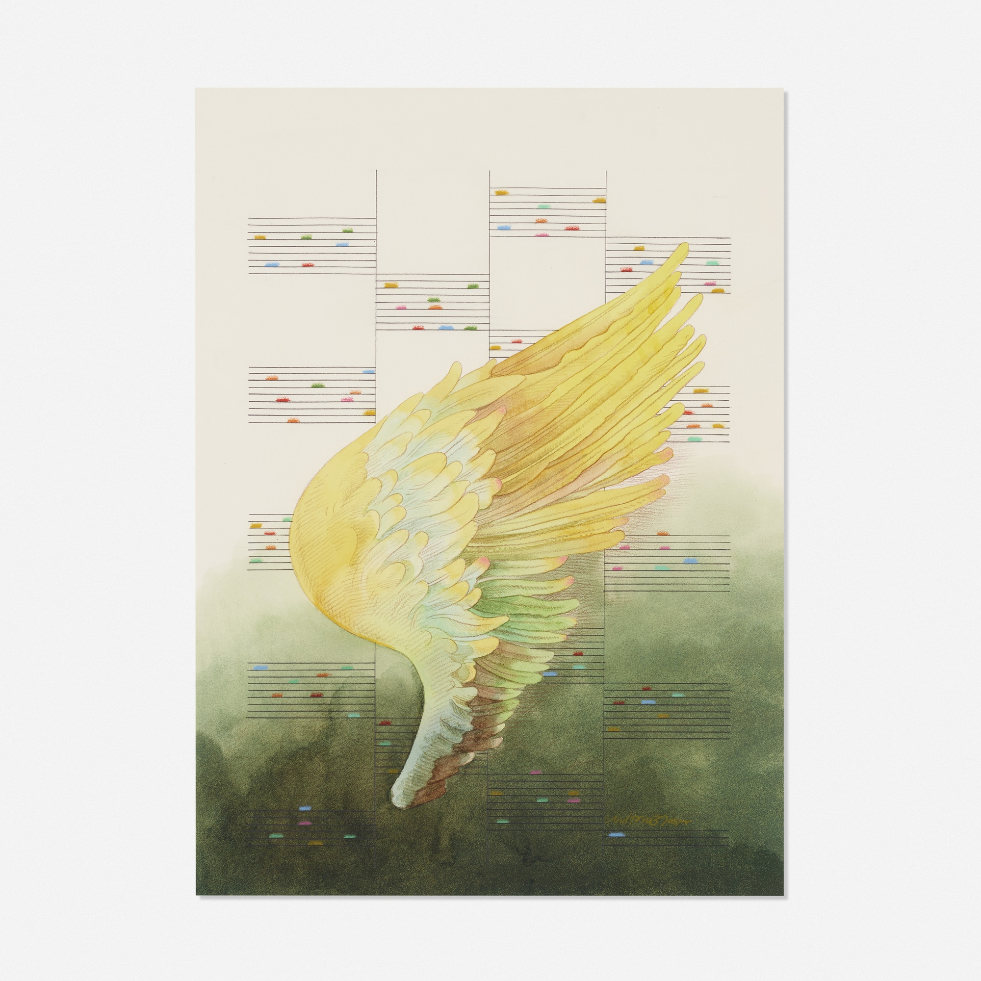 Milton Glaser | Juilliard (Wing), original art for The Juilliard School ...