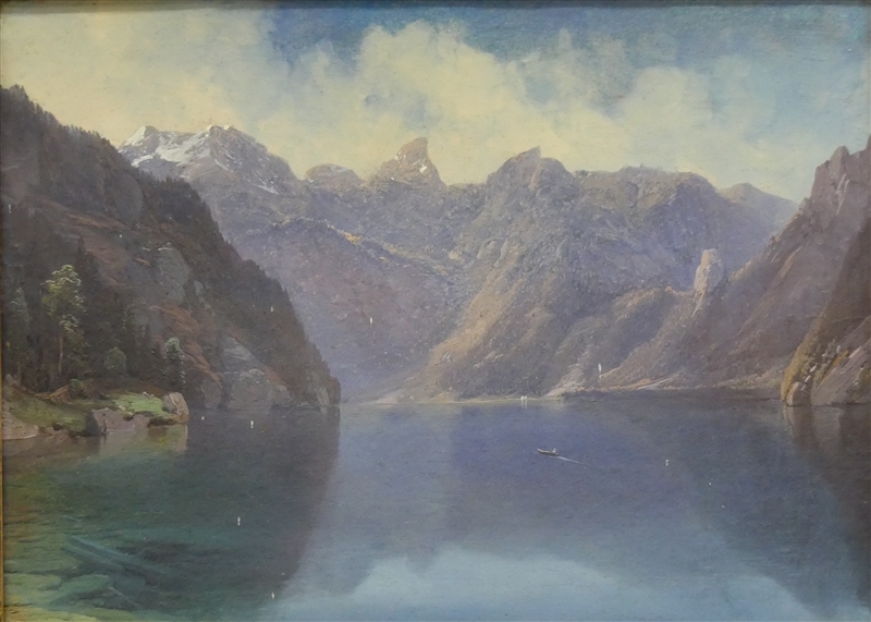 Karl Millner | Der Königssee bei Berchtesgaden (1860) | MutualArt