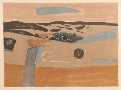 Henri Hayden | Paysage symboliste (1961) | MutualArt