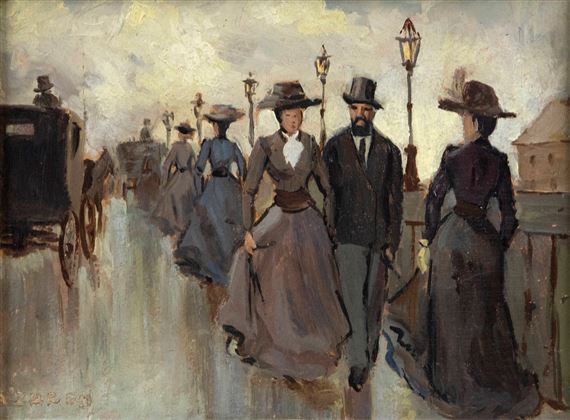 Alberto Zardo | Passeggiata a Parigi | MutualArt