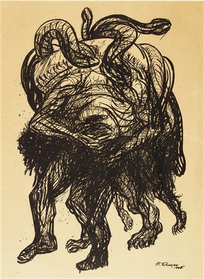 José Clemente Orozco | Prometheus (1945) | MutualArt