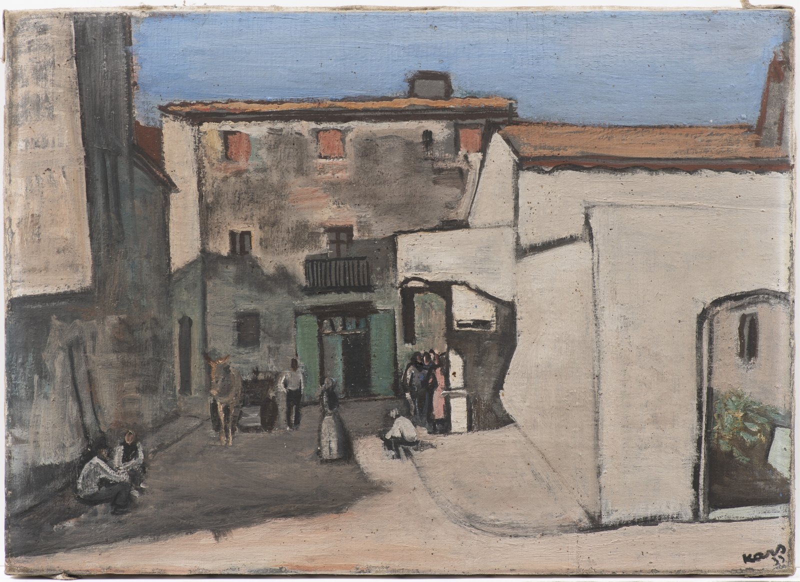 Georges Kars | MARKET IN TOSSA DEL MAR (1933) | MutualArt