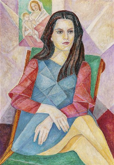 Marie Vorobieff Marevna | Portrait of Marika, daughter of the artist ...