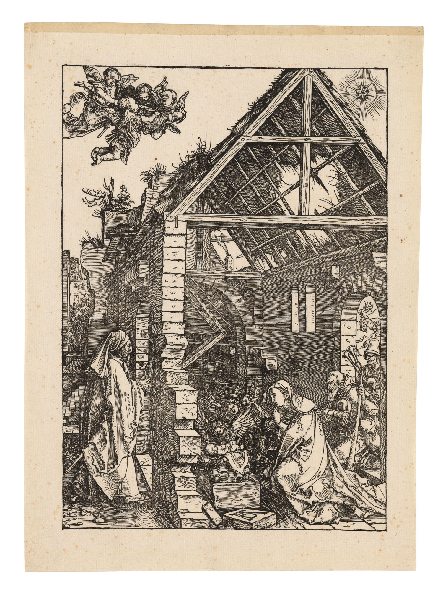Albrecht Dürer | The Nativity, from: The Life of the Virgin (1502 ...