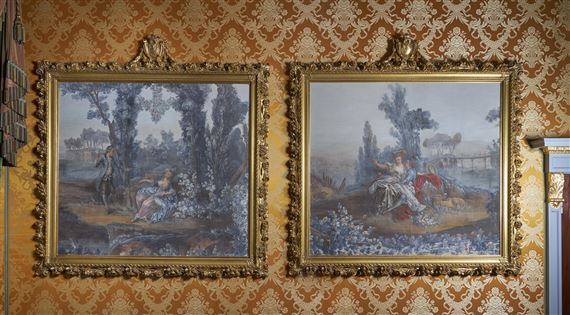 François Boucher | Courting couple, a pair | MutualArt