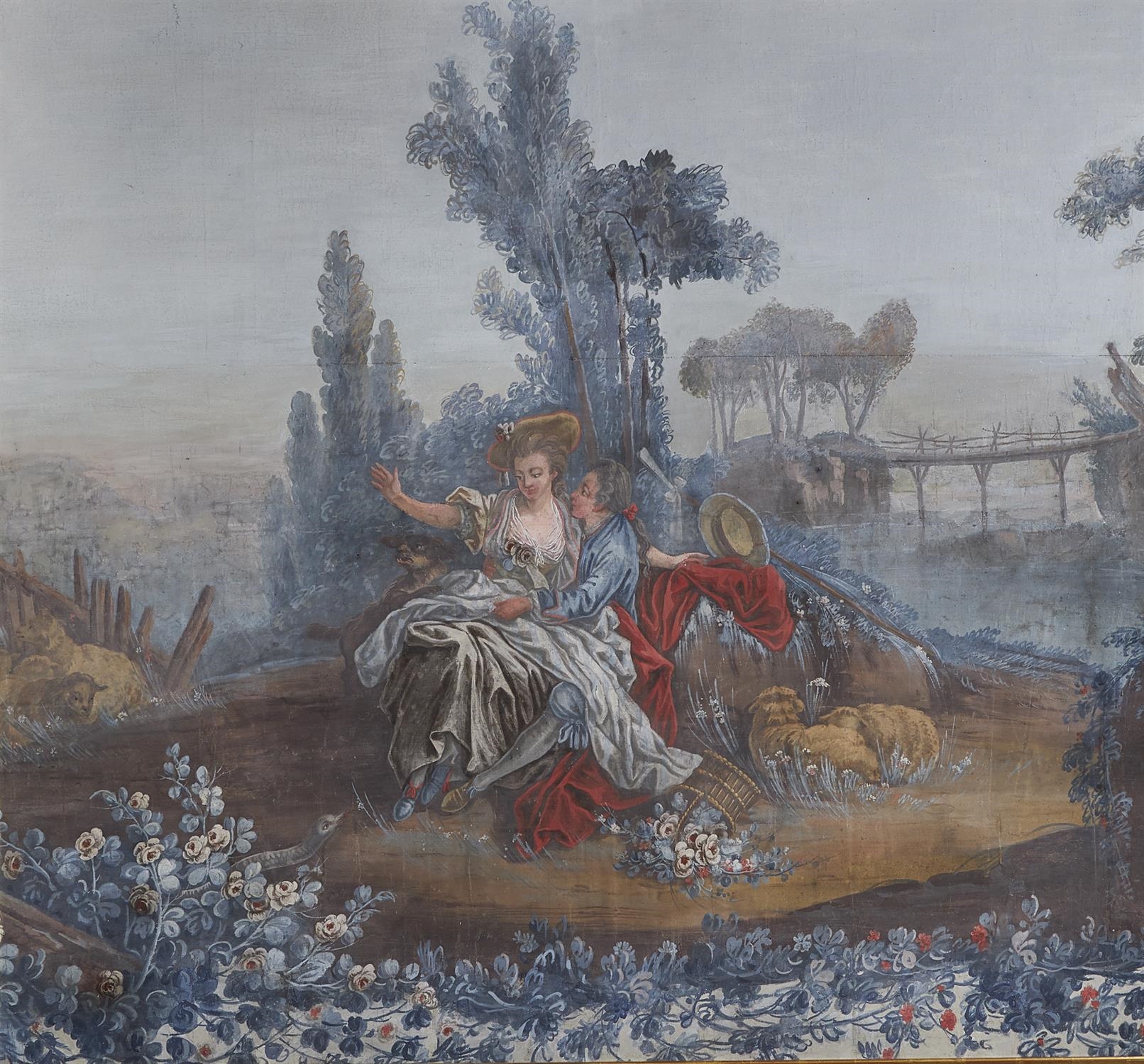 François Boucher | Courting couple, a pair | MutualArt