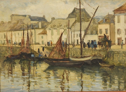 Joseph Milner Kite | Sur le port de Concarneau | MutualArt