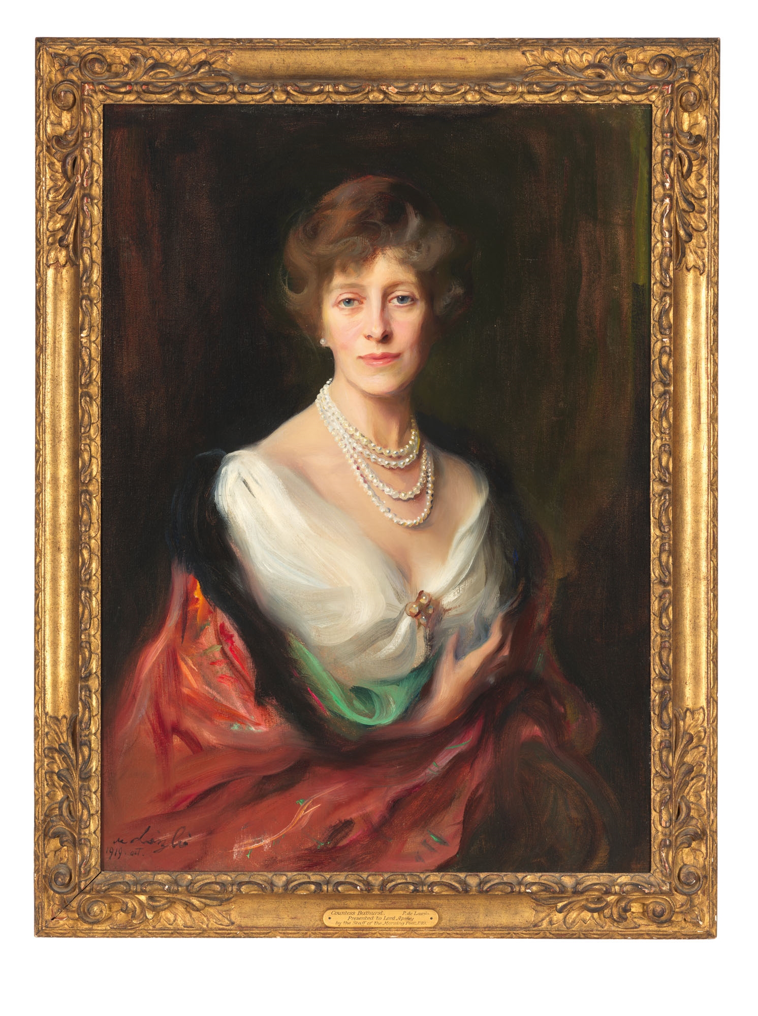 Philip Alexius de Laszlo | Portrait of Lilias, 7th Countess Bathurst ...
