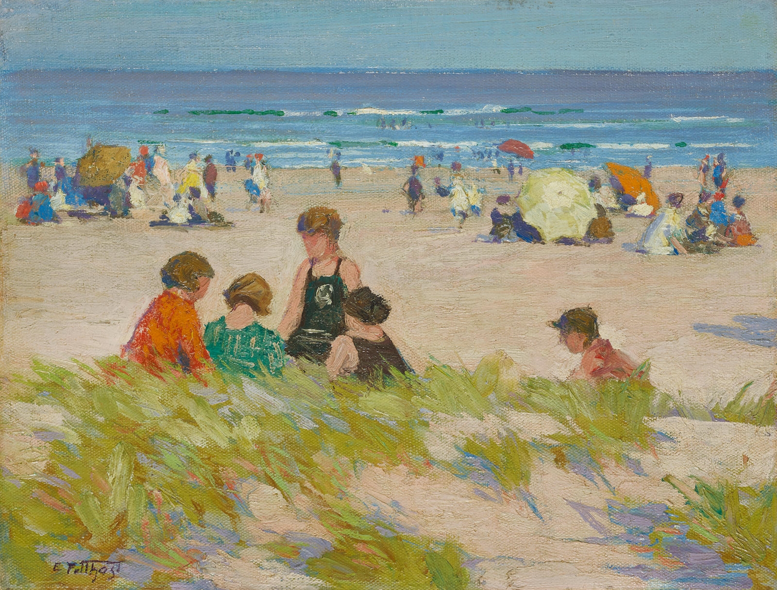 Edward Potthast | In Summertime | MutualArt