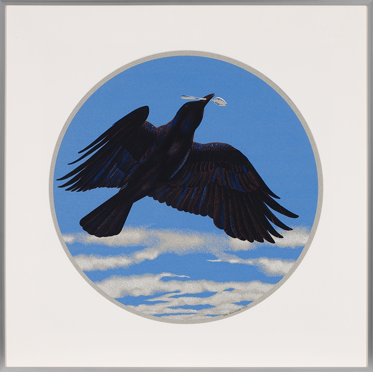 Alex Colville | Crow with Silver Spoon (1972) | MutualArt