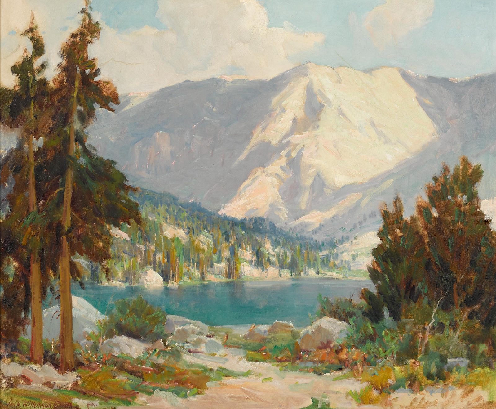Jack Wilkinson Smith | Canyon Stream depicting a High Sierra landscape ...