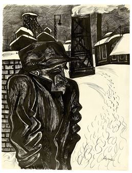 Felixmüller Conrad | DER MALER ERBACH MALT IM GARTEN KIRCHHOFF (THE ...