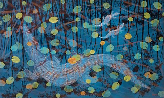 Lin Onus | Mandiginingi (1992) | MutualArt