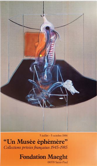 Francis Bacon | Carcasse de viande et oiseau de proie (1986) | MutualArt