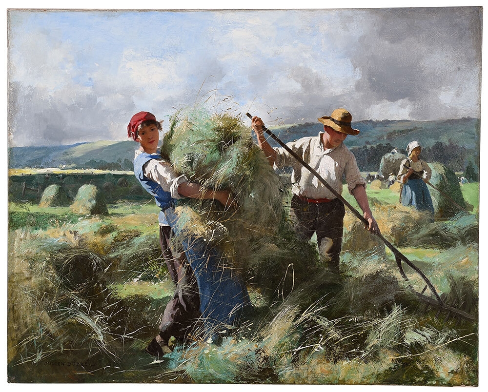 Julien Dupré | HAYING TIME (1890) | MutualArt