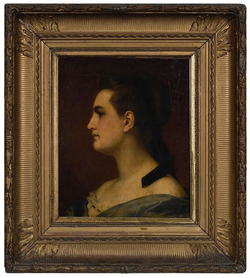 Hughes Merle | Woman with Black Ribbon | MutualArt