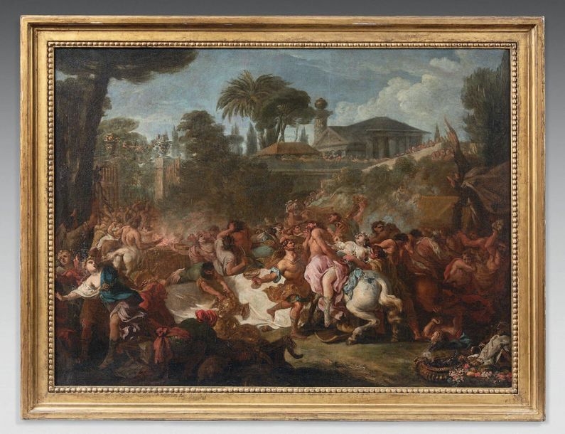 French School, 18th Century | The Battle of the Centaurs and the ...