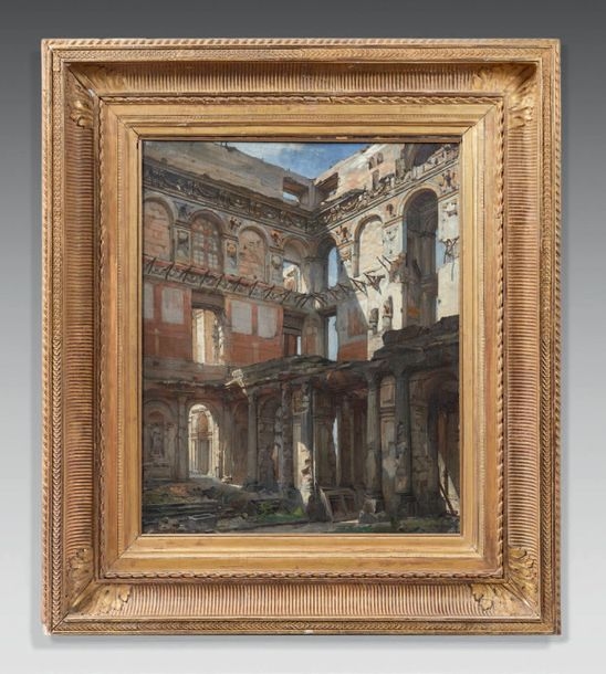 Louis Béroud | Ruins of a palace (1877) | MutualArt