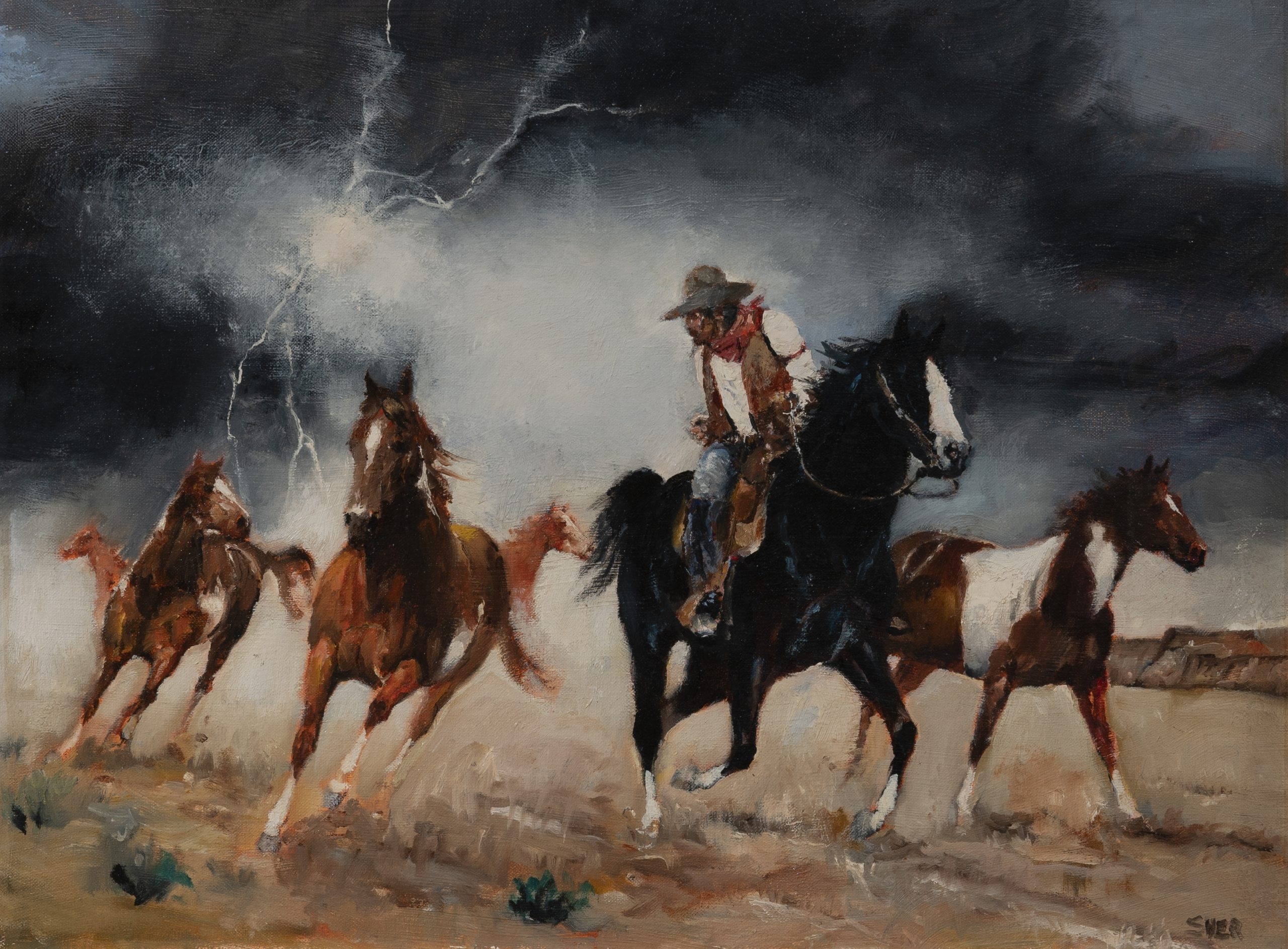Lewis Sher | Outrunning the Storm | MutualArt