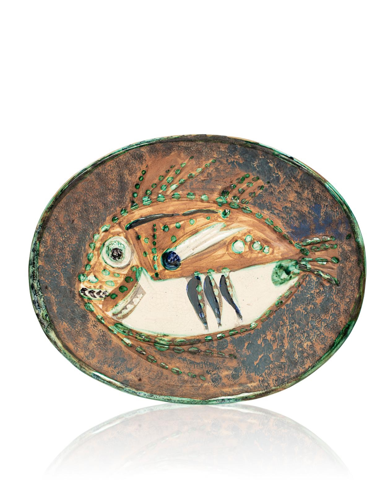 Pablo Picasso | Poisson de profil (Fish in profile) (1951) | MutualArt