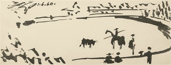 Pablo Picasso | Stierkampf (Circa 1960) | MutualArt