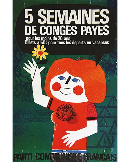 Gene Flores | 5 Semaines de Congés Payer pour les moins de 20 ans billets à 50ù pour tous ...