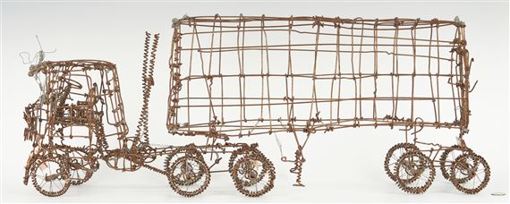 Vannoy Streeter | Semi-Truck Wire Sculpture (20th Century) | MutualArt