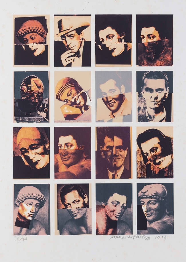 Eduardo Paolozzi | Hollywood Faces (1994) | MutualArt