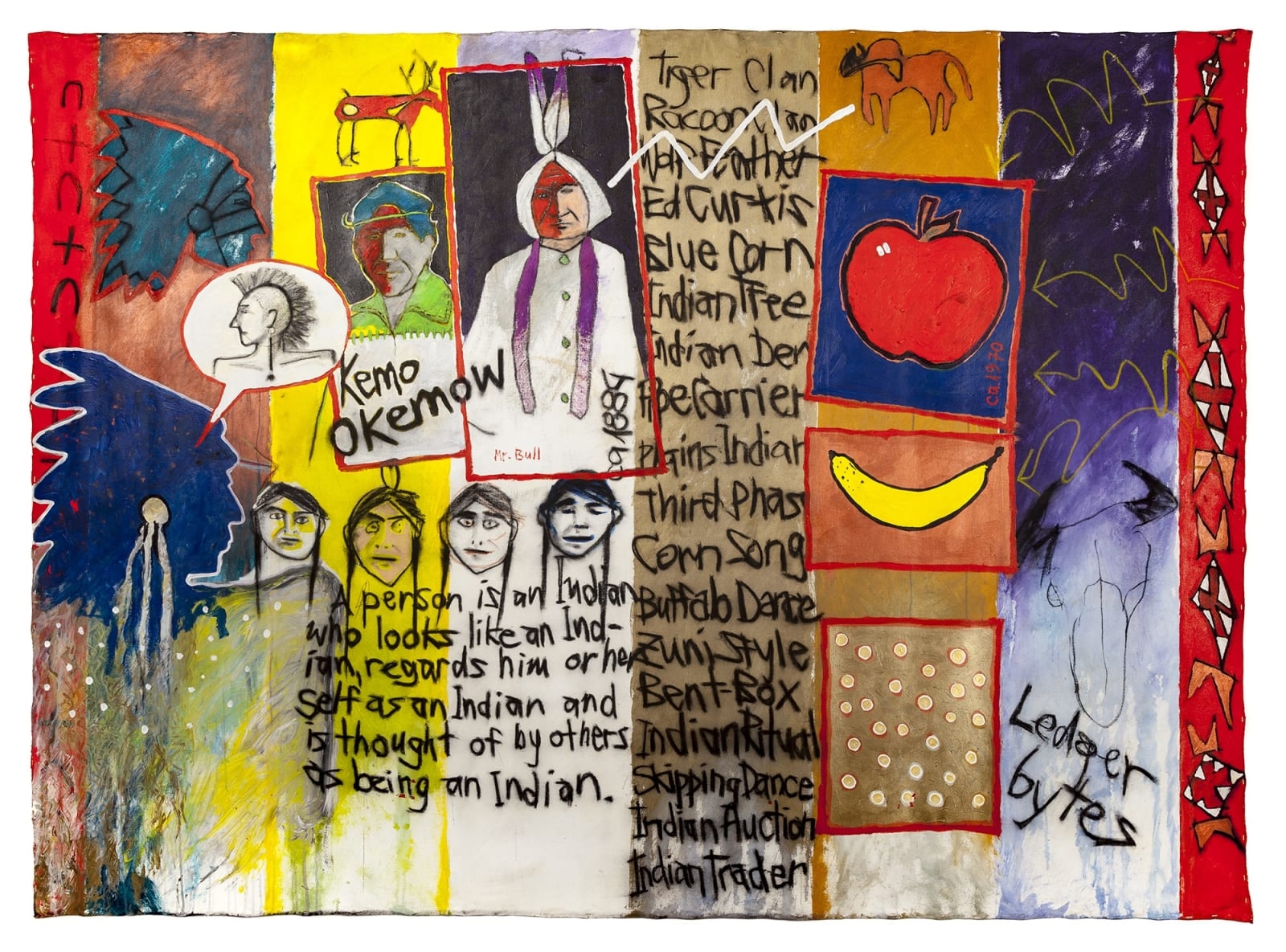 Gerald McMaster | Crossfire of Identity (1993) | MutualArt