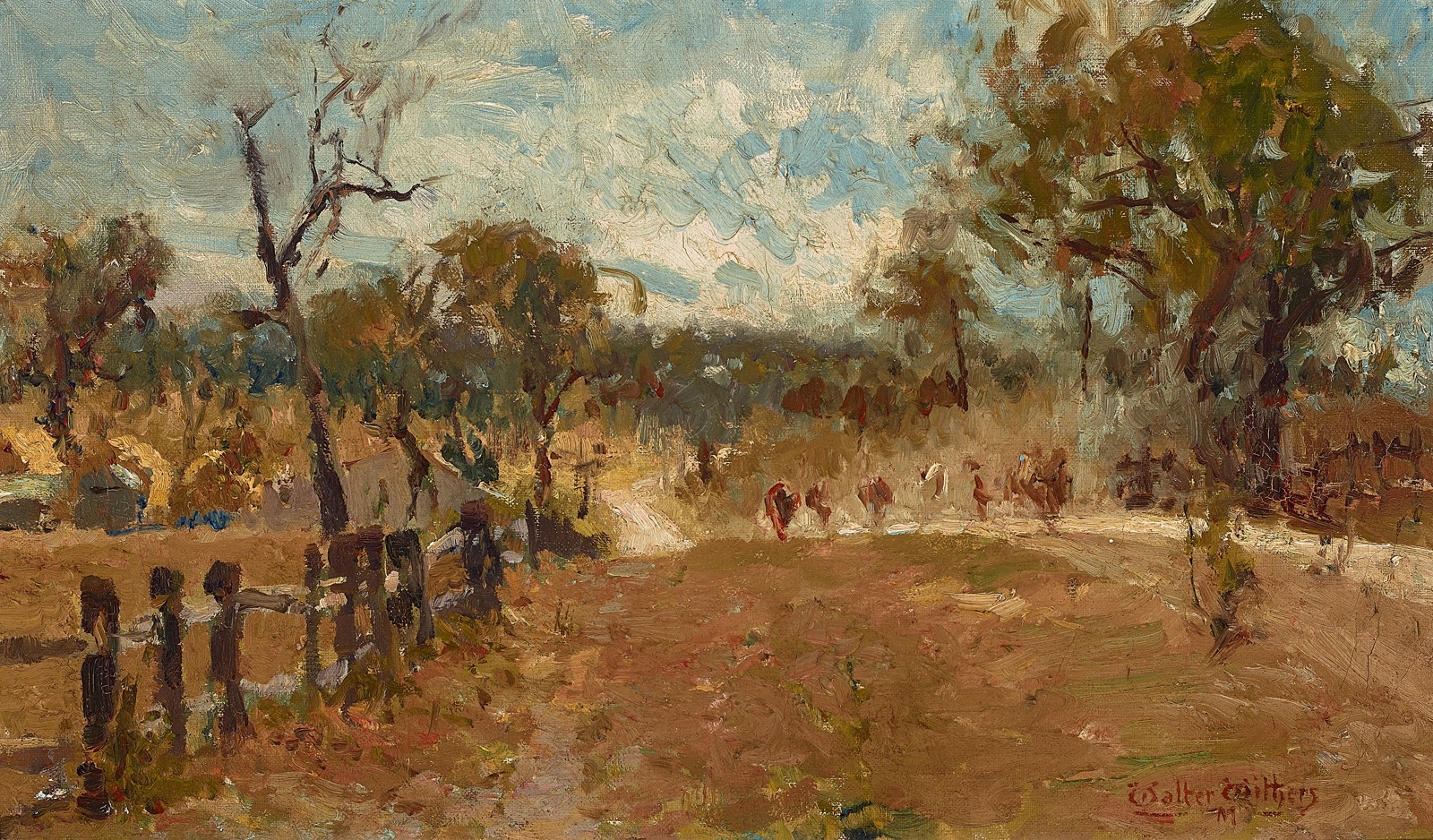 Walter Withers | View of Albury from the Murray River (1892) | MutualArt