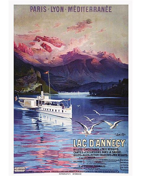 Frederic Hugo d'Alési | Le Lac D'Annecy PLM (Circa 1900) | MutualArt