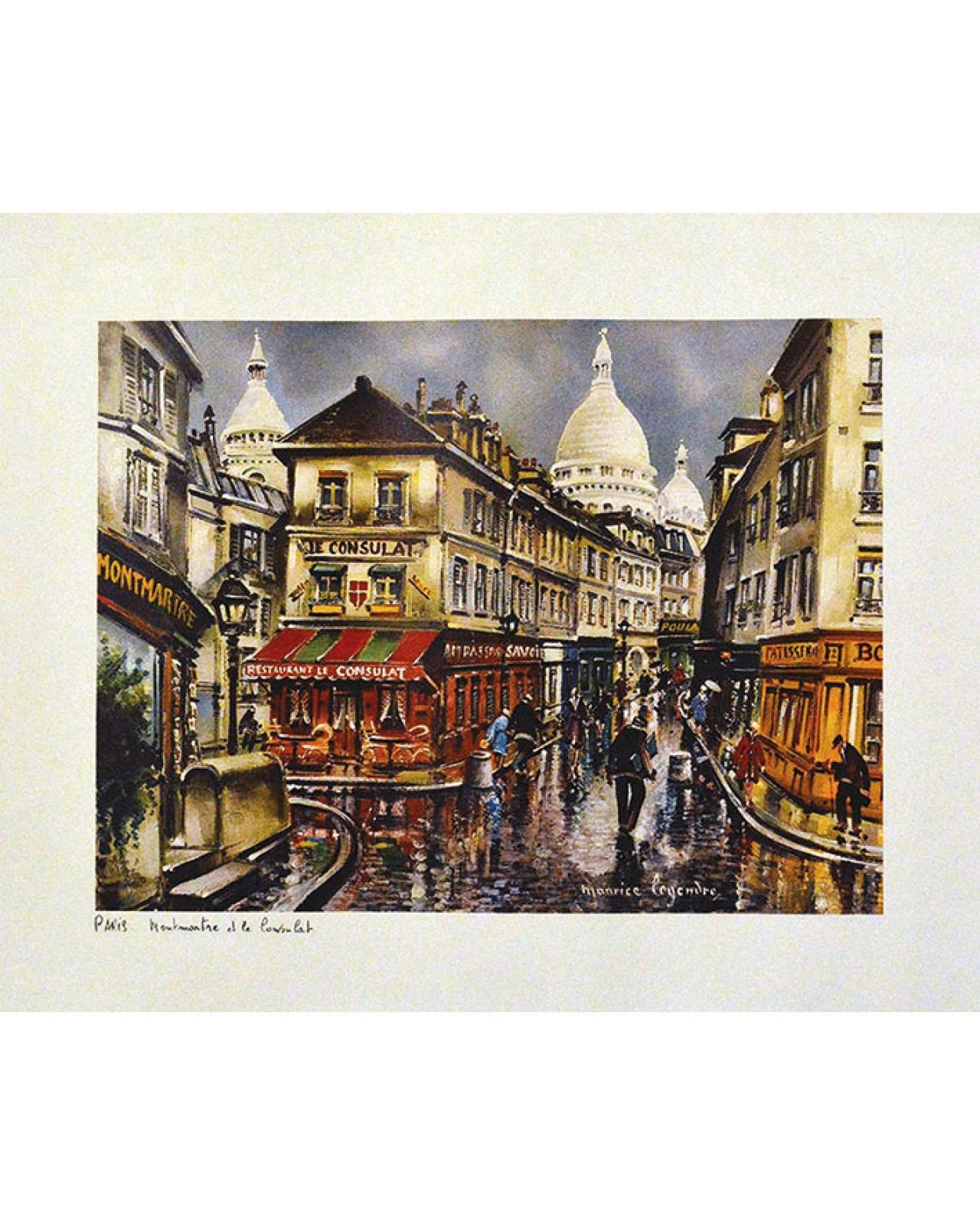 Maurice Louis Legendre | Montmartre et Le Consulat Paris (1981) | MutualArt