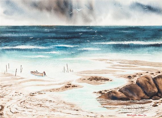 Wellington Ward, Jr. | Cautious Seaman | MutualArt
