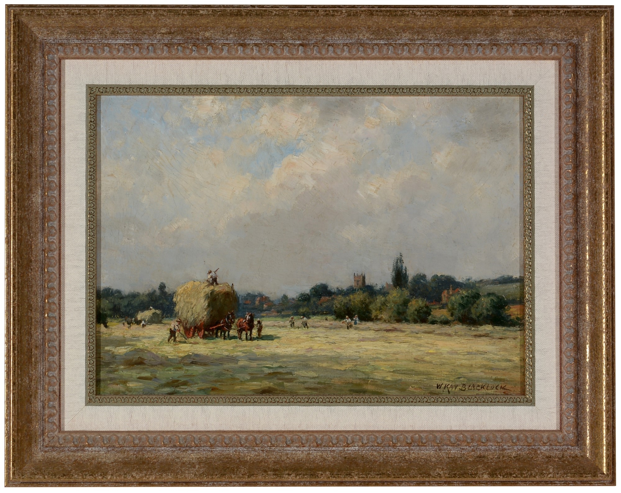 William Kay Blacklock | Building castles in the sand | MutualArt