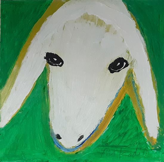 Menashe Kadishman | Sheep head | MutualArt