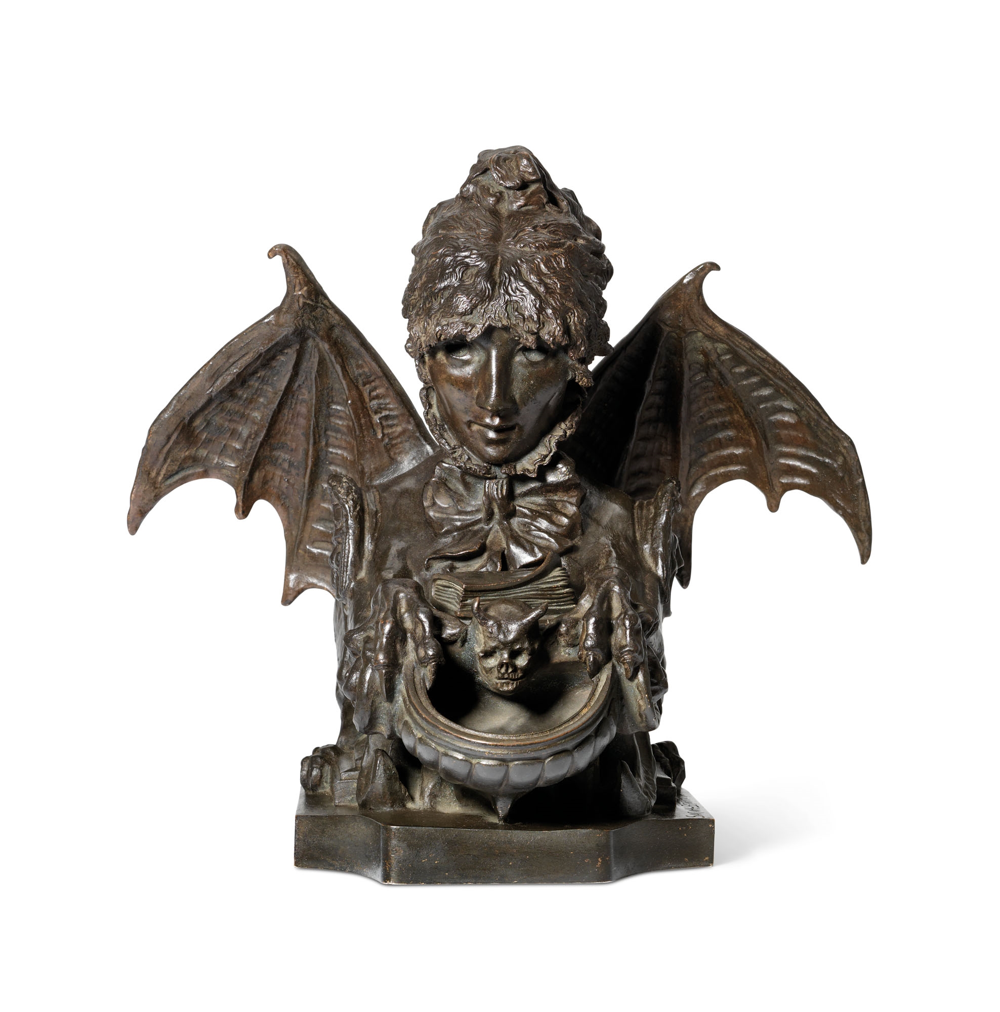 Bernhardt Sarah | Autoportrait en chimère, encrier (Self-portrait as a ...