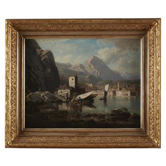 Seidel August | Abendlandschaft | MutualArt