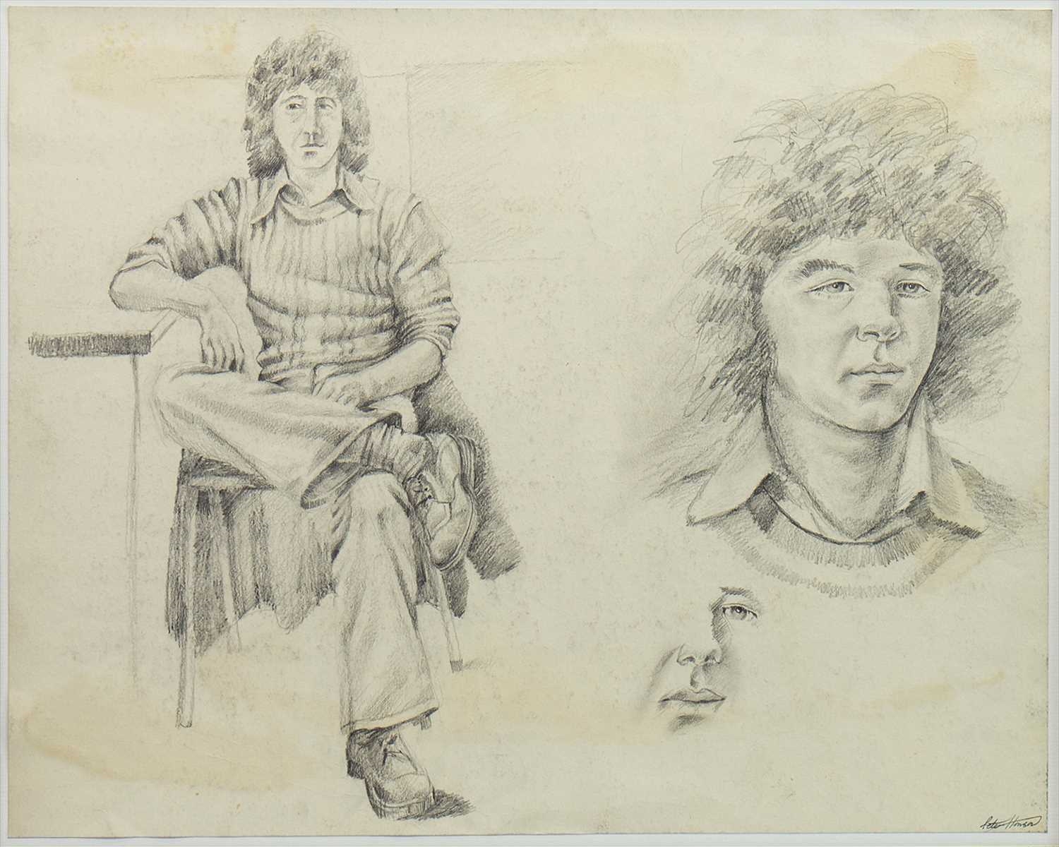 Peter Howson Obe | AN EARLY PENCIL SKETCH BY PETER HOWSON | MutualArt