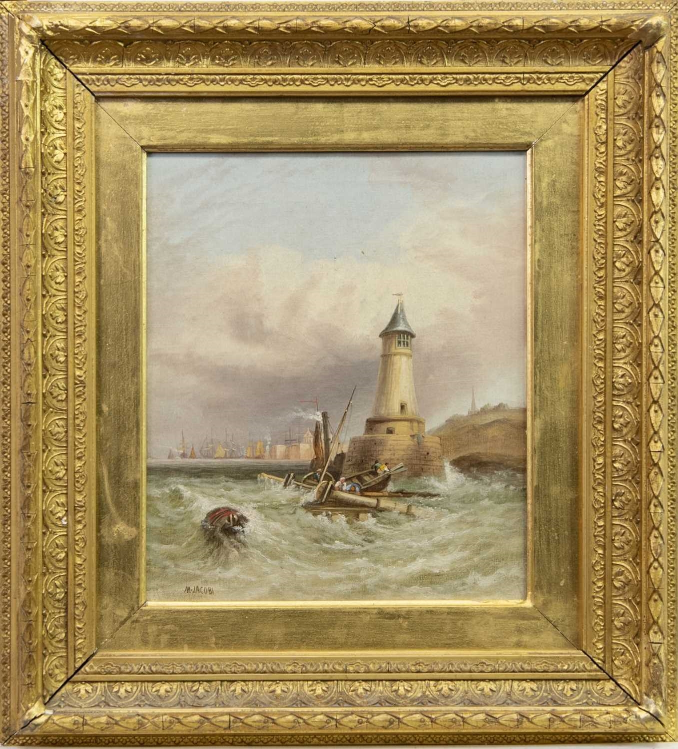 M.M. Jacobi | THE ENTRANCE TO THE PORT OF BERWICK | MutualArt