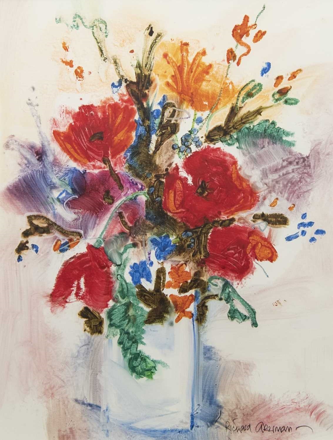 Richard Akerman | A FLORAL STILL LIFE | MutualArt