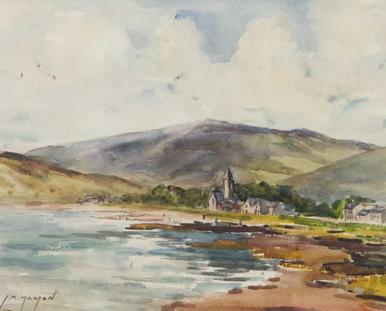 John Kidd Maxton | A PAIR OF WATERCOLOURS BY JOHN KIDD MAXTON: YACHT AT ...