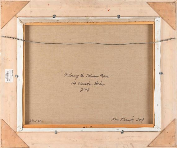 Kenneth Knowles | 'Following the Schooner Race' off Gloucester Harbor ...