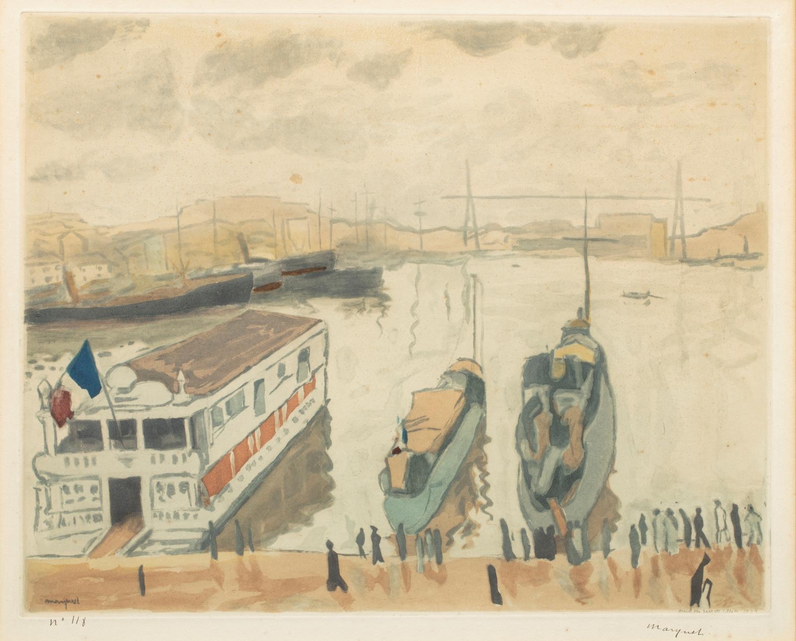 Albert Marquet | Le port d'Alger | MutualArt