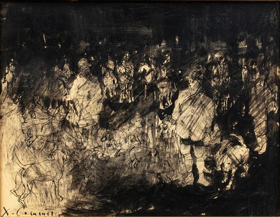 Jean-Yves Commère | Partie de Chasse à courre | MutualArt